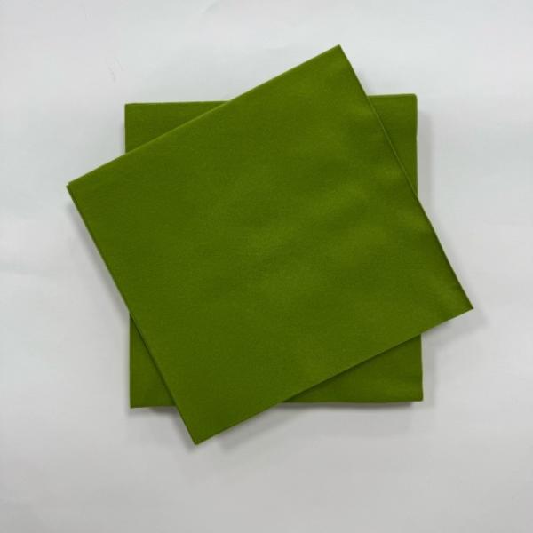 Quality Dust Free Green Paper Napkins 55gsm 40×40 Airlaid Paper Napkins Virgin Pulp for sale