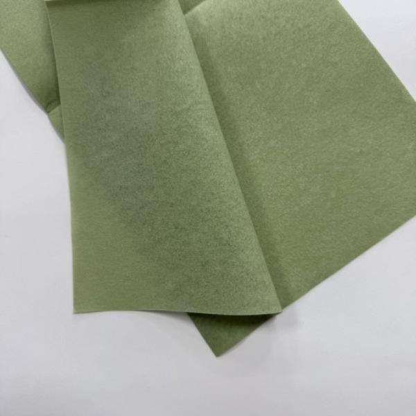 Quality 33×33 Airlaid Paper Napkins 1/4 Fold Olive Green Paper Napkins Eco Friendly for sale