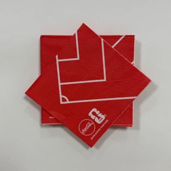 Quality 1/4 Fold Decorative Paper Napkins 25*25cm Decorative Cocktail Napkins for sale