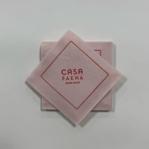 Quality 23*23cm Airlaid Paper Dinner Napkin OEM Disposable Pocket Napkins for sale