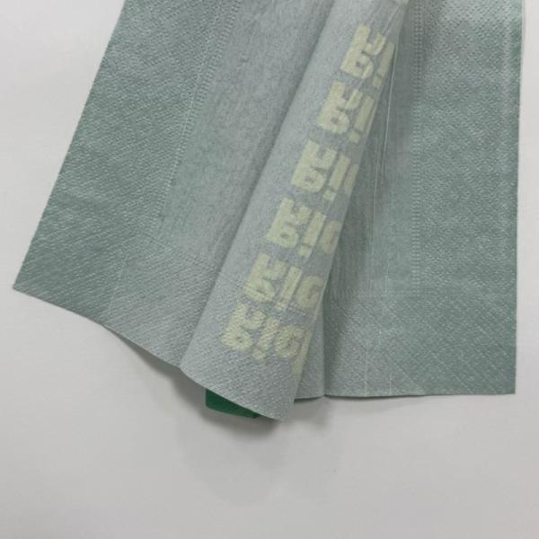 Quality Eco Friendly White Paper Napkins 40*40cm 3 Ply Bulk Printed Dinner Napkins for sale