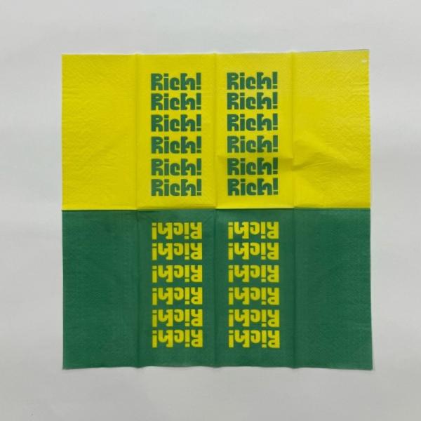Quality Eco Friendly White Paper Napkins 40*40cm 3 Ply Bulk Printed Dinner Napkins for sale
