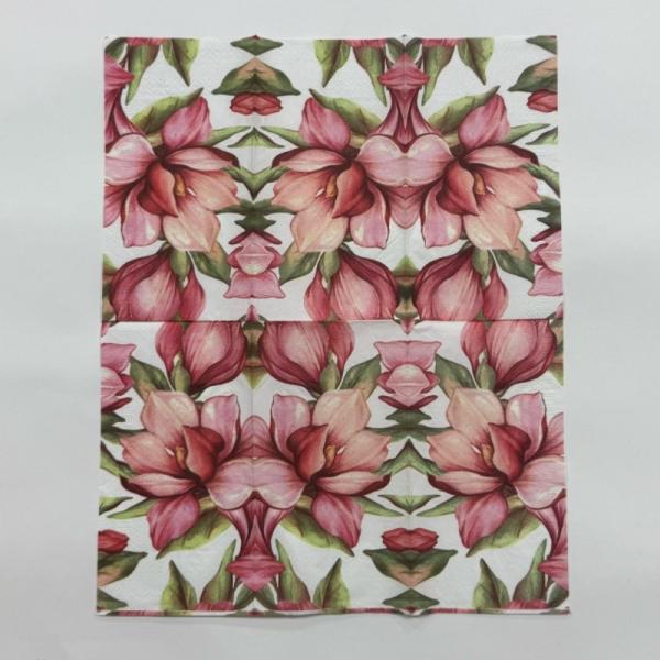 Quality Food Grade Ink Printed Paper Napkins 33*40cm 20g/M2 Flexographic for sale