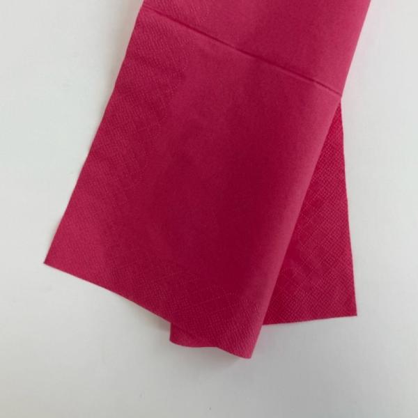 Quality Beverage Printed Logo Cocktail Napkins 18gsm Red Paper Dinner Napkins for sale