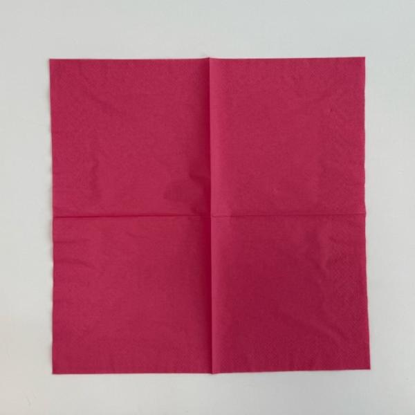 Quality Beverage Printed Logo Cocktail Napkins 18gsm Red Paper Dinner Napkins for sale