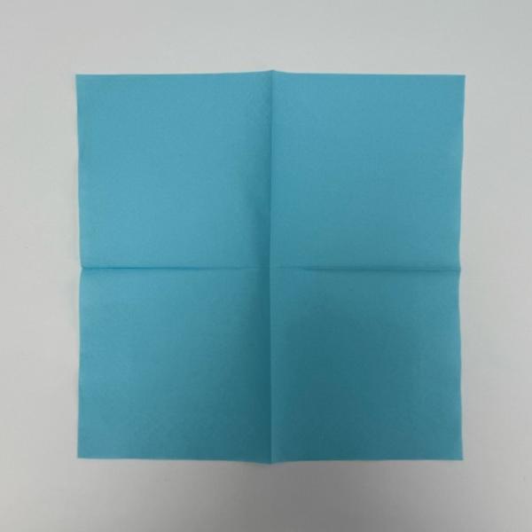 Quality Blue Paper Dinner Napkins 3 Ply Square Personalized Paper Dinner Napkins for sale