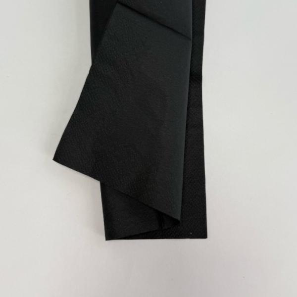 Quality Biodegradable Compostable Cocktail Paper Napkins 25*25cm Black Disposable for sale