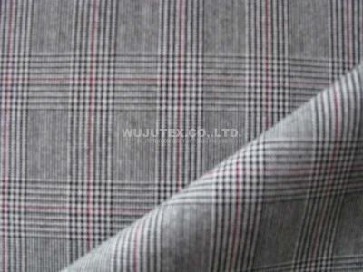 China Dress Fabric Yarn Dyed T/R Check Comfortable Polyester Rayon Fabric for sale