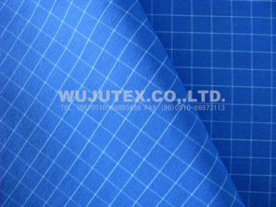 China 106g/m2 Plain Weave Plaid T/C Yarn Dyed 35% Cotton Poly Fabric  Cloth with 65% Polyester for sale