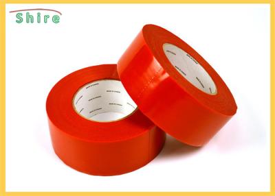 China Red Stucco Duct Tape Rubber Adhesive 160mic*48mm*55m  For Non Painted Surfaces for sale