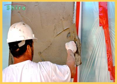 China Polyethylene  Stucco Poly Tape , 3m Stucco Tape Easy Peel Off  Puncture Resistance for sale