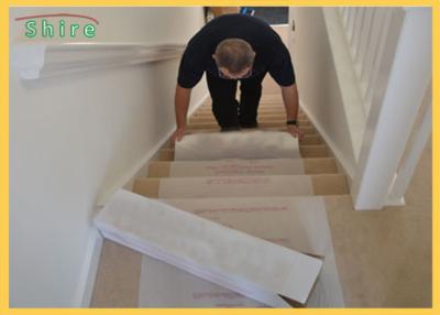 China Temporary Floor Protection Roll , Floor Protection Tape  Replaces Dust Sheets for sale