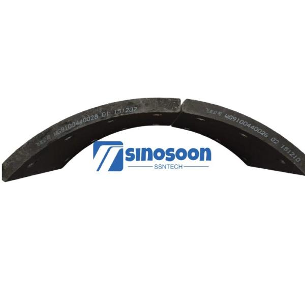 Quality Truck Brake Parts Front Brake Pad WG9100440027 for Sinotruk Howo Shacman for sale