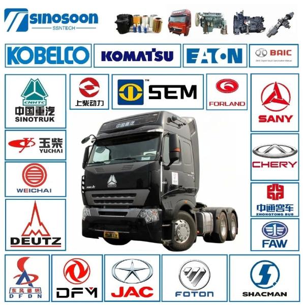 Quality Weichai Engine Sinotruk HOWO A7 Shacman Foton FAW Dongfeng Bus Trailer Tractor for sale