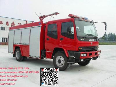 China Isuzu fvr Isuzu Isuzu 6000L fire engine water tank 6000L fire engine for sale