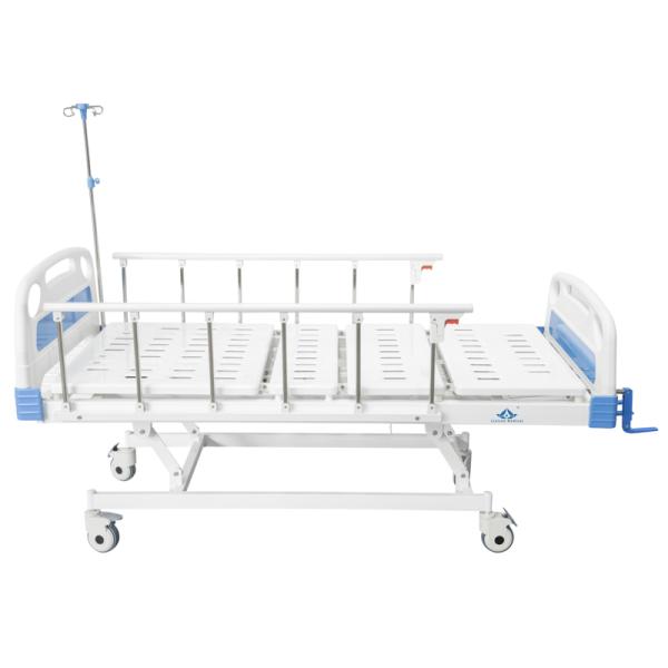 Quality MN-MB003 Multifunctional 3 Crank Manual Five Function Bed with ABS Head/Foot Board for sale