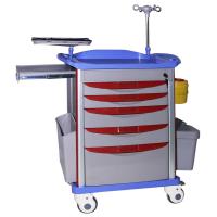 Quality MN-EC003 Good Price Medical Emergency Trolley Treatment Cart for Hospital Use for sale