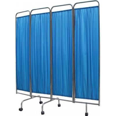 China MN-PF001 Hospitakl Medical Stainless Steel 3 Fold or 4 Fold Beside Screen for Patient Room for sale