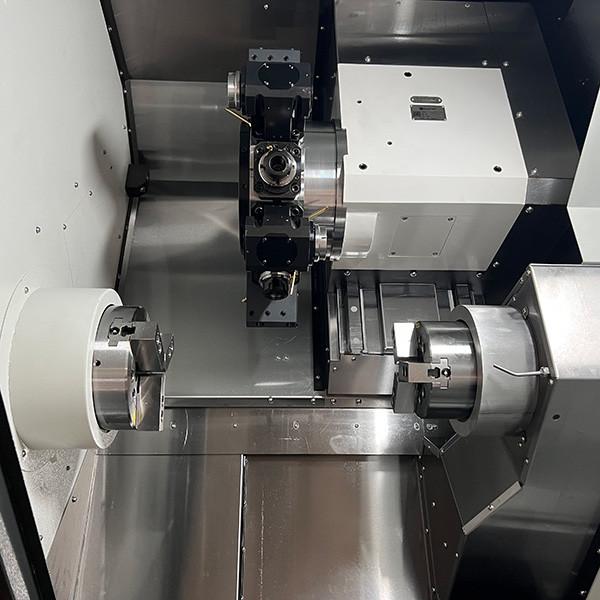 Quality Double Spindle Synchronous Cnc Lathe LKM-200MSY for sale