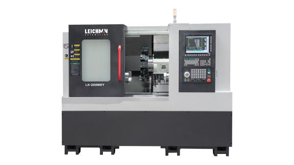 Quality LK-200MSY Double Spindle CNC Lathe Turning And Milling Compound Machine Back Spindle Type for sale
