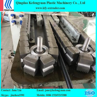 China PE/PVC/PP/PA Cable Protection Single Wall Corrugated Pipe Production Line for sale