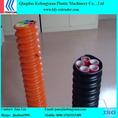 China COD(Corrugated Optic Duct) pipe making machine extruder manufacture for sale