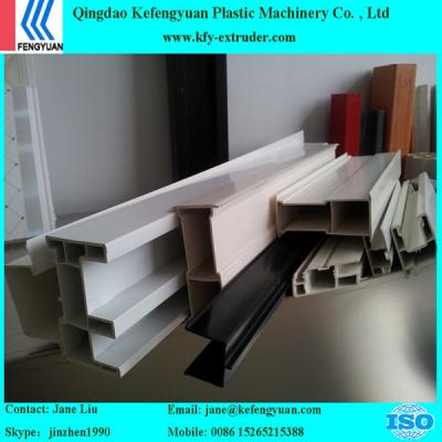China PVC window and door frame profile extrusion production line making machine manufacture for sale