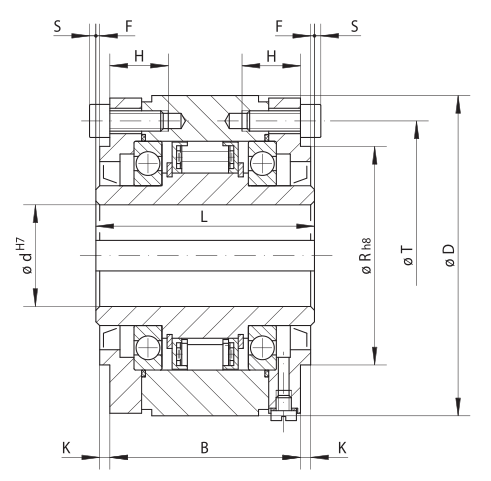 BD20 Complete Freewheel 1700RPM Overrunning Clutch Bearing 0