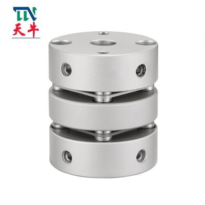 Cina Doppio marinaio di alluminio dell'accoppiamento dell'albero flessibile di precisione della vite di fissaggio in vendita