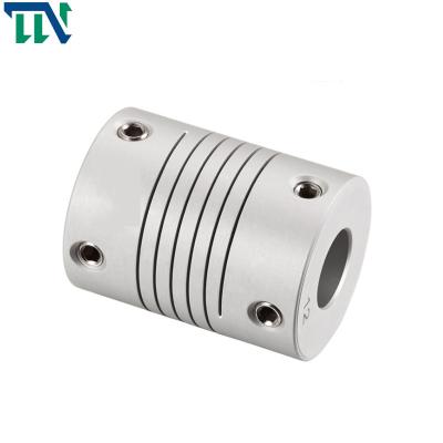 China Spring Flexible Rotary Encoder Coupling 10mm To 6mm 8MM Screw Thread Winding for sale