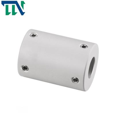 China Solid Shaft Coupling For Axial Load Set Screw Rigid Shaft Coupler 20X20mm for sale