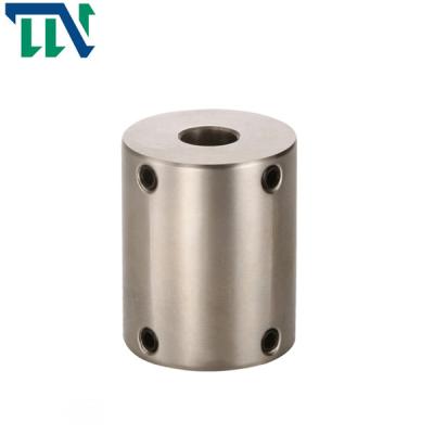 China Solid Shaft Coupling For Axial Load Set Screw Rigid Shaft Coupler 20X20mm for sale