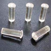 China Led Light Guide Pipe Machining Transparent PC Material Round Head Light Guide Prototype for sale