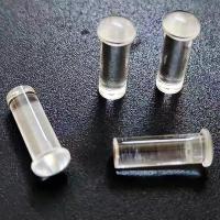 China Led Light Guide Pipe Machining Transparent PC Material Round Head Light Guide Prototype for sale
