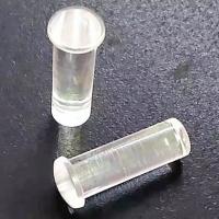 China Led Light Guide Pipe Machining Transparent PC Material Round Head Light Guide Prototype for sale