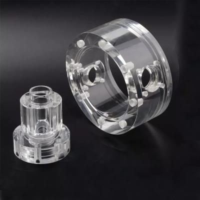 中国 高精度 PMMA アクリル PC CNC 機械加工による迅速なプロトタイプ ラウンド リング部品 販売のため