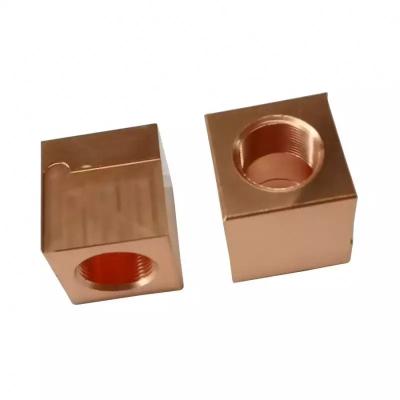 Cina Fabbrica certificata ISO9001 Lavorazione CNC Prototipo CNC in ottone per piccoli blocchi di alta precisione in vendita