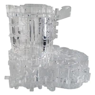 China OEM Polish Lens Clear PMMA Acrylic Plastic Part Rapid Prototype CNC Machining Service for sale