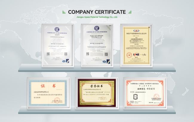 Company certifications