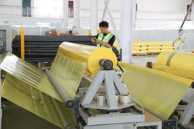 Cotton wrap film application