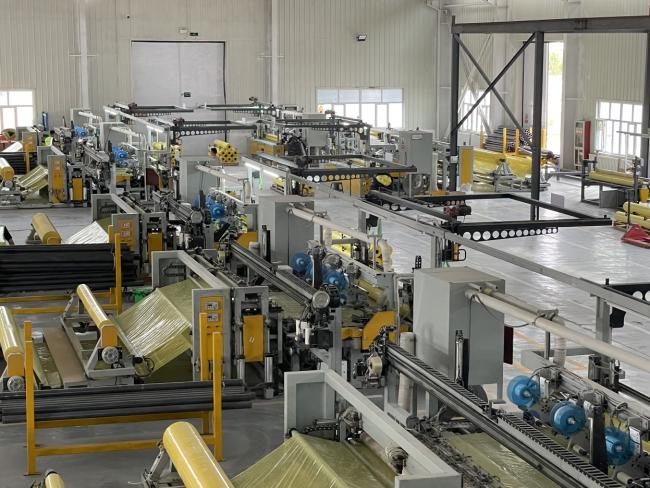 Cotton wrap film close-up