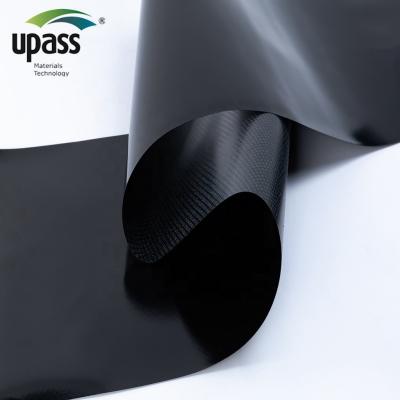 China Cross Texture Enhancement HDPE Roll Film Jumbo 50 Micron Polythene Sheet Roll for Architecture Membrane Plastic Product for sale