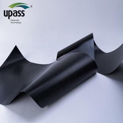 China Cross Texture Enhancement HDPE Roll Film Jumbo 50 Micron Polythene Sheet Roll for Architecture Membrane Plastic Product for sale