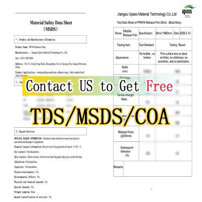 China HDPE Cross Laminated Film Plastic Surface Material for Self-Adhesive Polymer Modified Bitumen Waterproof Roofing Membrane for sale