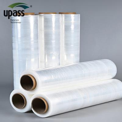 China Food Grade Waterproof Soft Stretch Film 50m Length 30cm Width PE Multiple Extrusion Industrial & Supermarket Promotion for sale