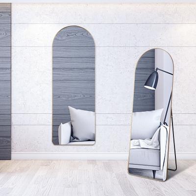 China Modern Aluminum Full Length Dressing Mirror For Bedroom Decorations for sale