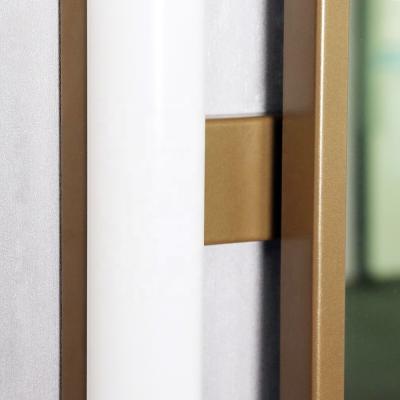 Cina 5mm Ambientale Specchio d'argento Forma rotonda Bagno Muro montato Specchio illuminato a LED in vendita