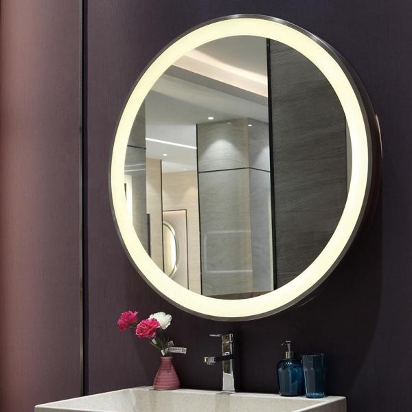 Quality Custom Modern Luxury Round Metal Mirror Framed Home Decor Wall Circle Mirror for for sale