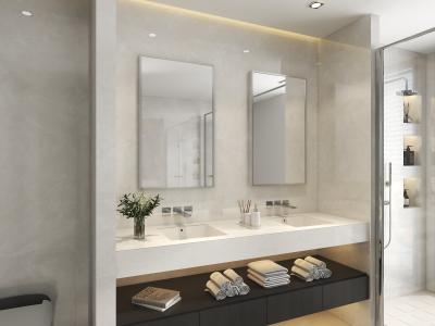 Cina ETL CETL CE RoHS Certified Smart Bathroom Mirror con funzionalità Bluetooth e anti nebbia in vendita