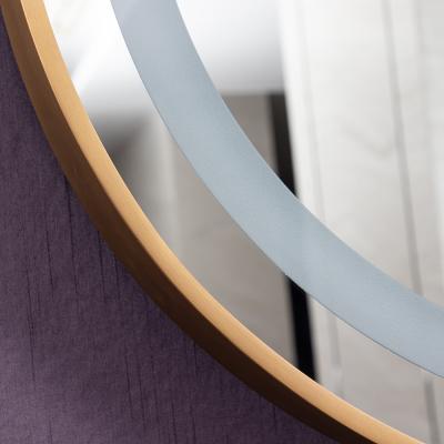 Cina Cornice di metallo resistente alla ruggine Hotel Vanity Smart Bath Mural Mirror con riscaldamento e LED anti nebbia in vendita
